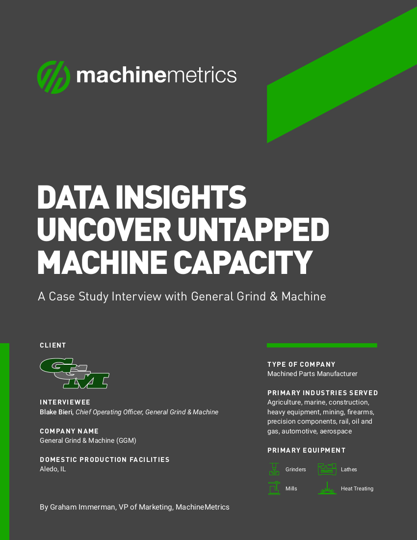 Data Insights Uncover Untapped Machine Capacity: A Case Study Interview with General Grind & Machine